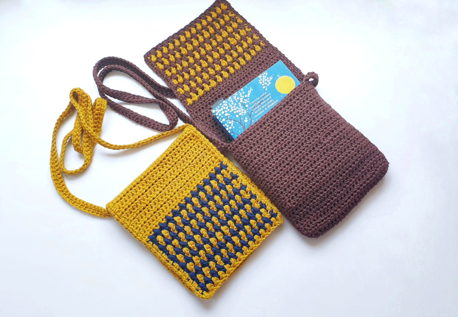 Puff Stitch Crochet Flap Bag- Free Pattern - Yarn Craftee