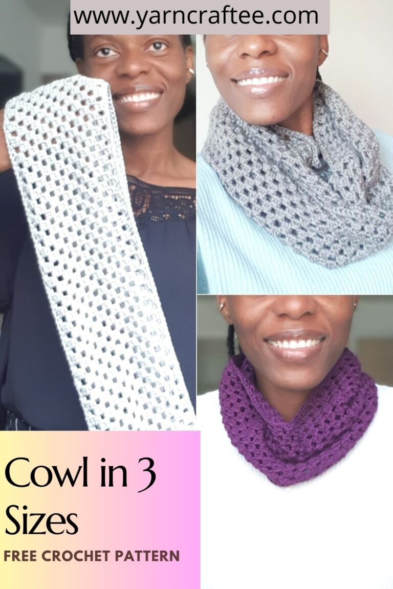 Free Crochet Beginner Cowl Pattern- Moments in Paris Cowl - Yarn Craftee