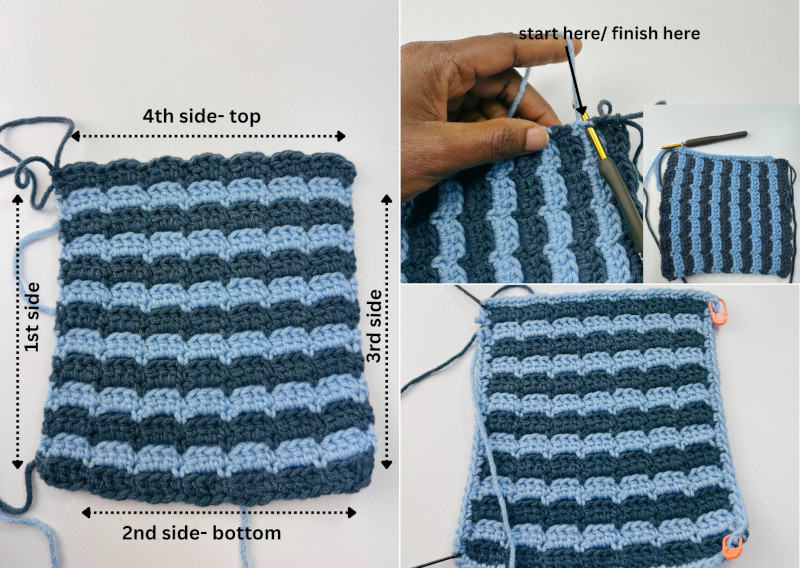 Row Upon Row Blanket- Free Crochet Blanket Pattern - Yarn Craftee